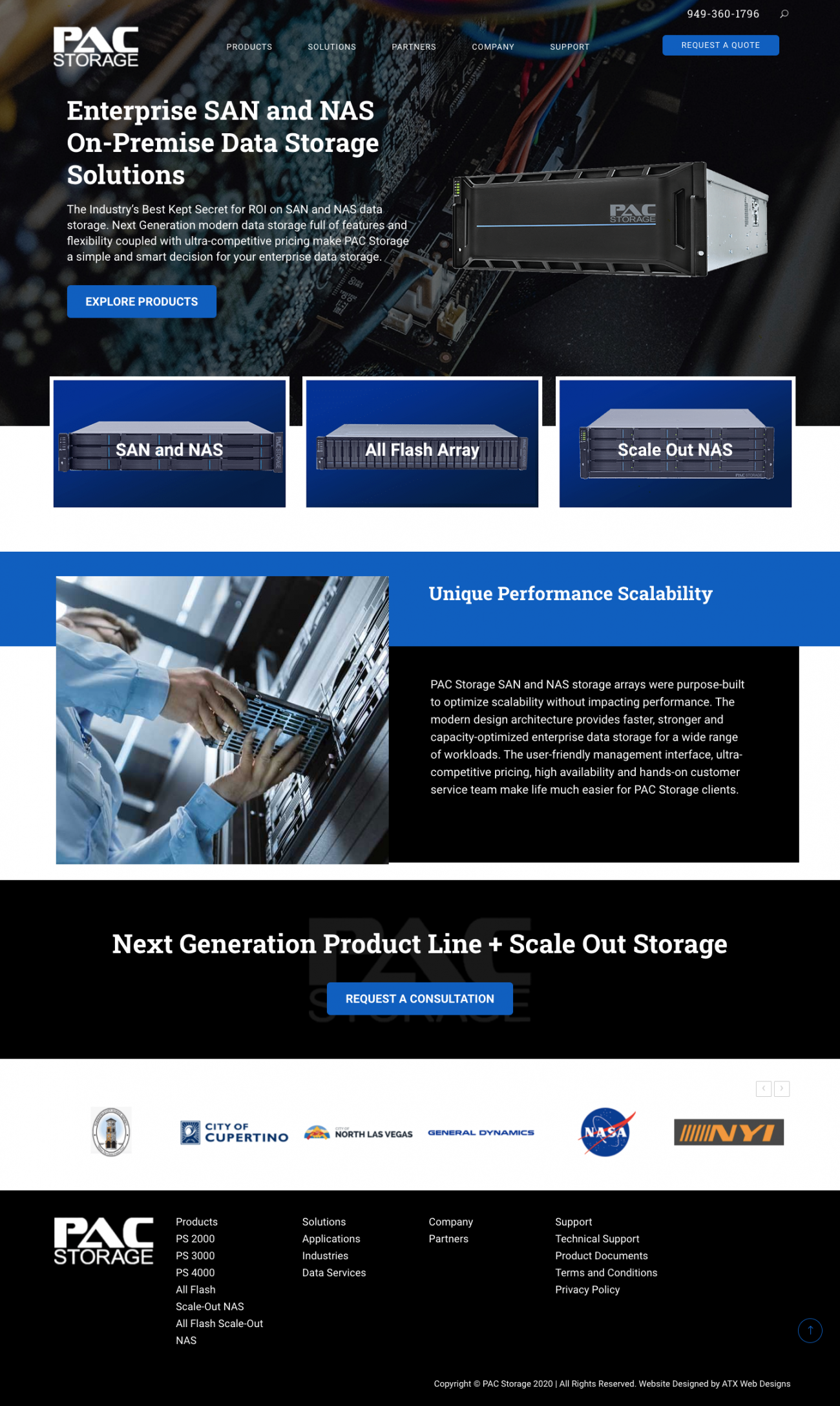 Pac Storage - ITX Web Solutions